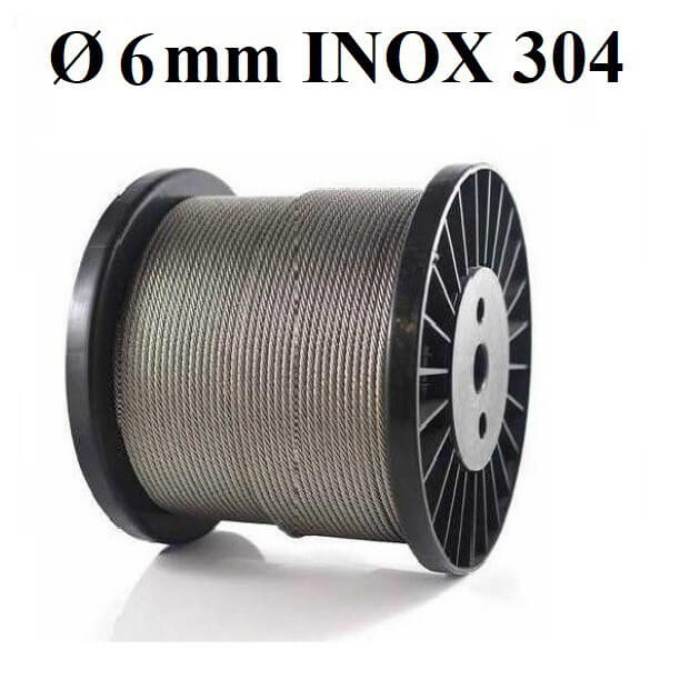 Dây cáp inox 304 phi 6mm | Chính hãng, Giá tốt